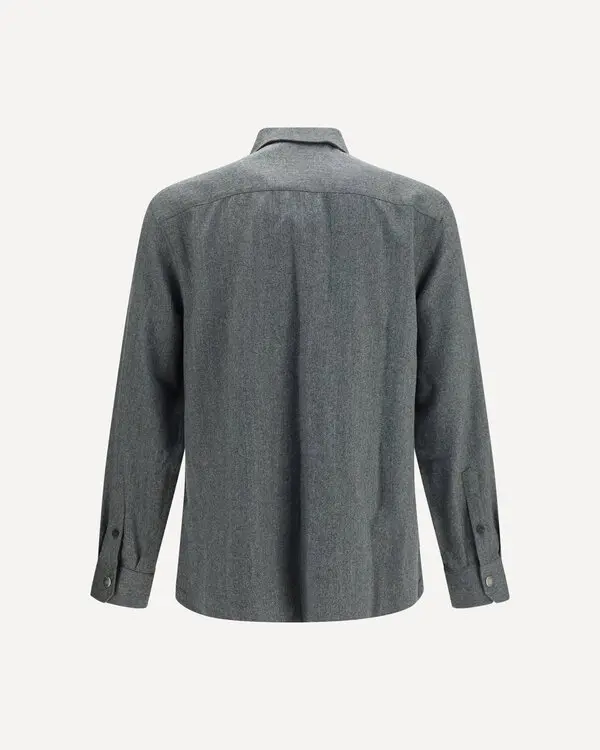 Brunello Cucinelli Virgin Wool Shirt Ale