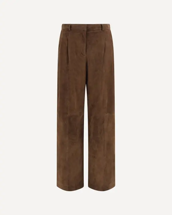 ARMA Suede Wide Leg Trousers