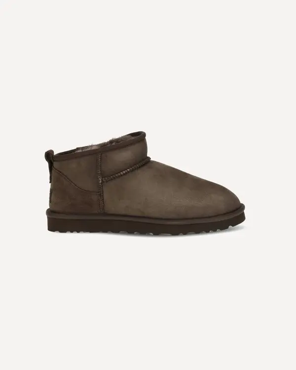 UGG Classic Ultra Mini Suede Boots - Brown