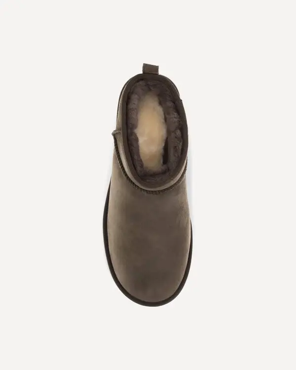 UGG Classic Ultra Mini Suede Boots - Brown