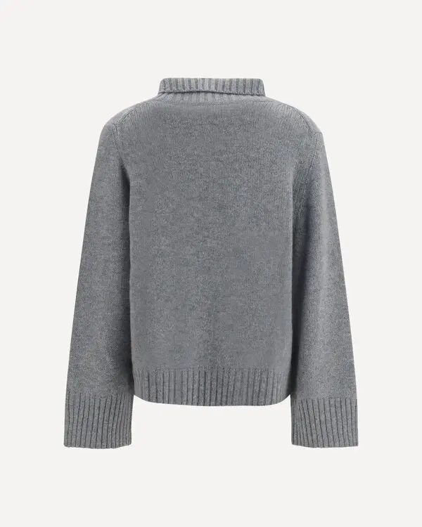 ALLUDE Cashmere Turtleneck Sweater