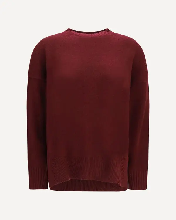ALLUDE Cashere Crewneck Sweater Feale