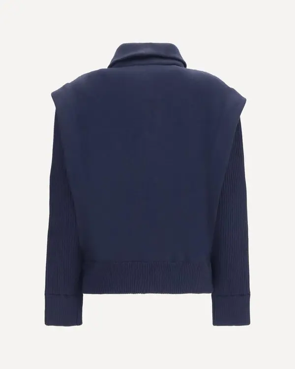 Giorgio Armani Padded Virgin Wool Bomber Jacket