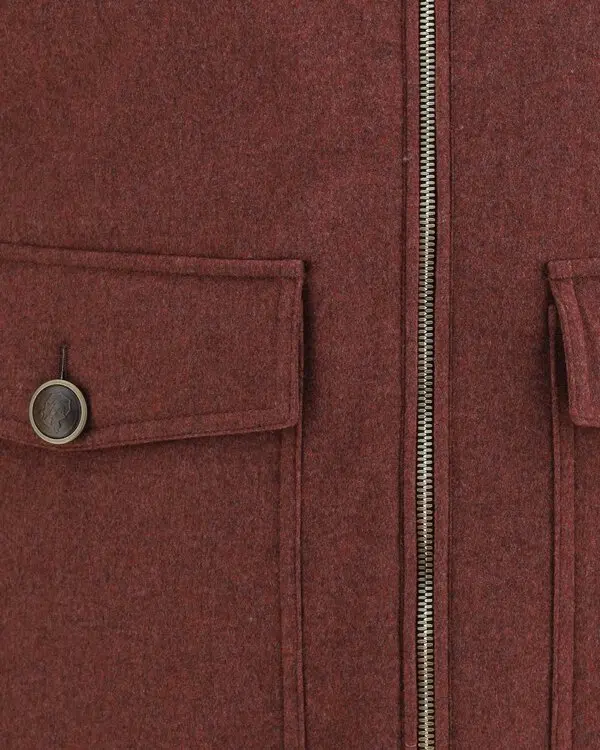 Brunello Cucinelli Wool Padded Vest Ale