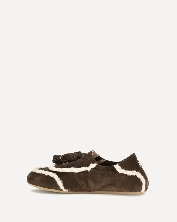 Fratelli Rossetti Suede Slip-on Loafers With Tassel