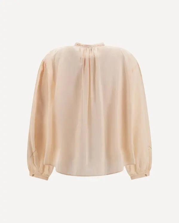 FORTE_FORTE Embroidered Voile Bohemian Shirt