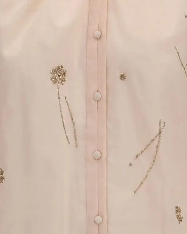 FORTE_FORTE Embroidered Voile Bohemian Shirt
