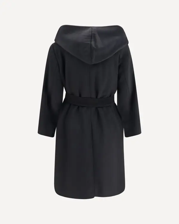 Max Mara Wool Drap Robe Coat