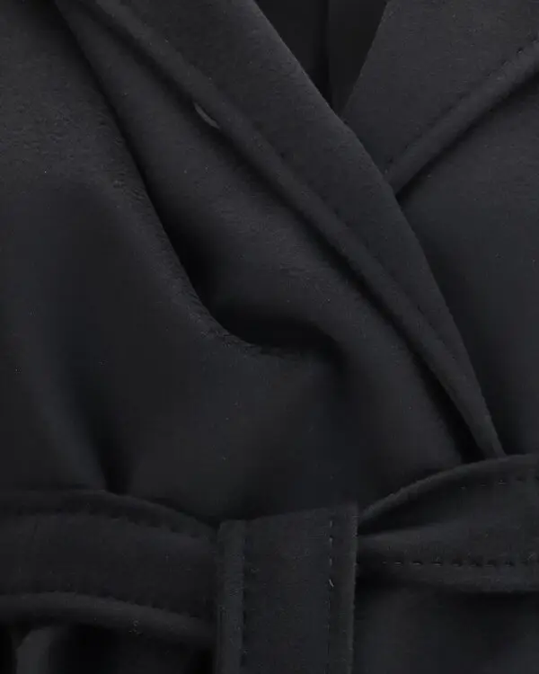 Max Mara Wool Drap Robe Coat