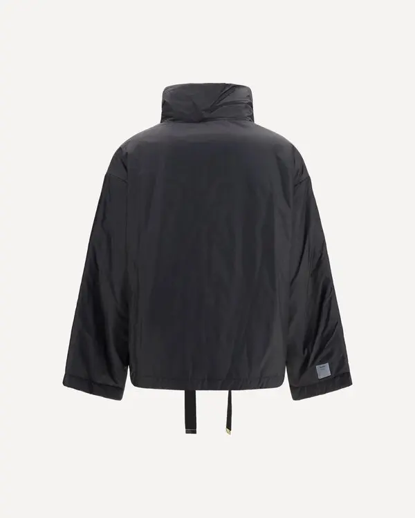 Max Mara Short Padded Jacket In Water Repellent Canvas