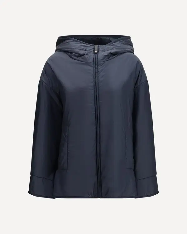 Max Mara Oversized Padded Jacket In Water Repellent Canvas