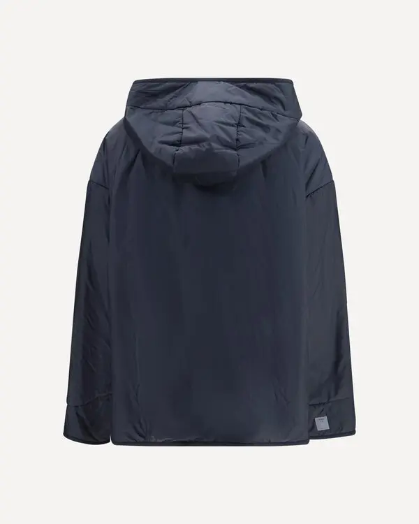 Max Mara Oversized Padded Jacket In Water Repellent Canvas