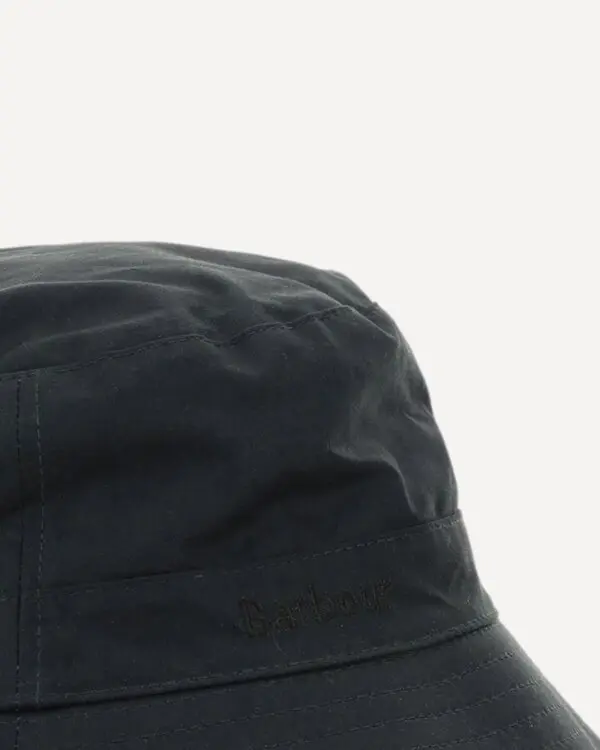 Barbour Waxed Cotton Bucket Hat