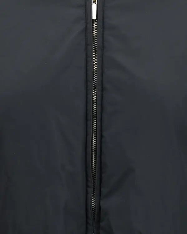 Max Mara Reversible Padded Parka In Radzmir And Water Repellent Canvas - Black