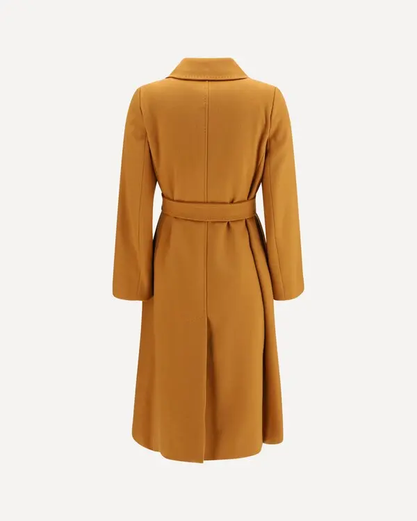 Max Mara Double Breasted Wool Coat - Beige