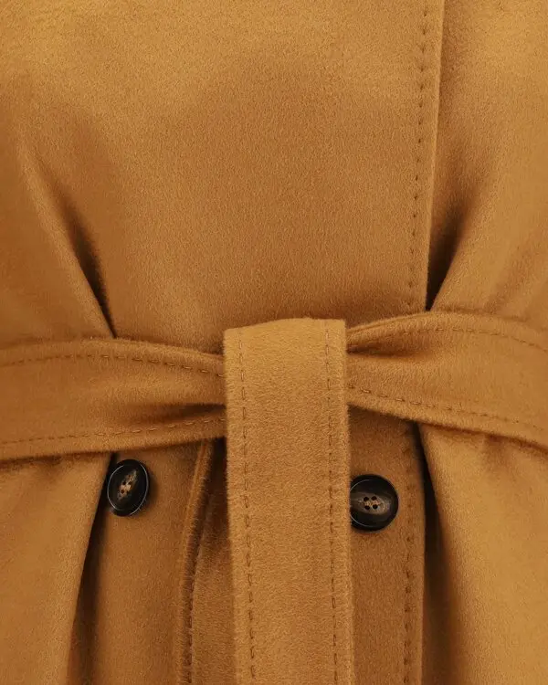 Max Mara Double Breasted Wool Coat - Beige