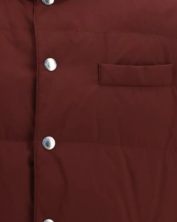 Brunello Cucinelli Sleeveless Hooded Gilet - Bordeaux