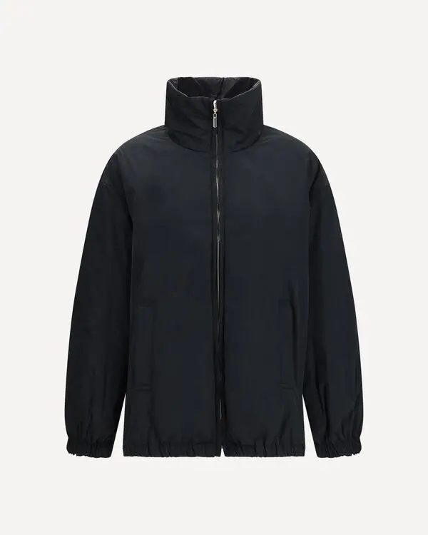 Max Mara Reversible Padded Bomber Jacket - Black