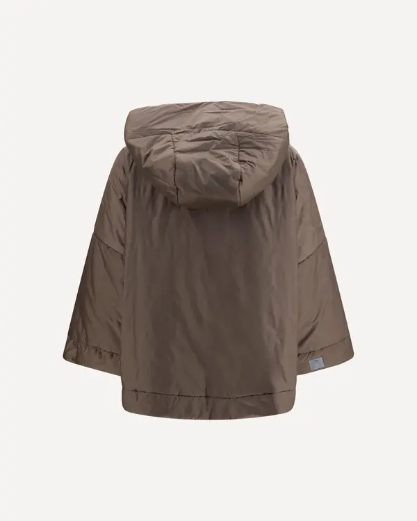 Max Mara Hooded Padded Jacket - Brown