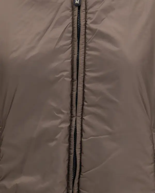 Max Mara Hooded Padded Jacket - Brown