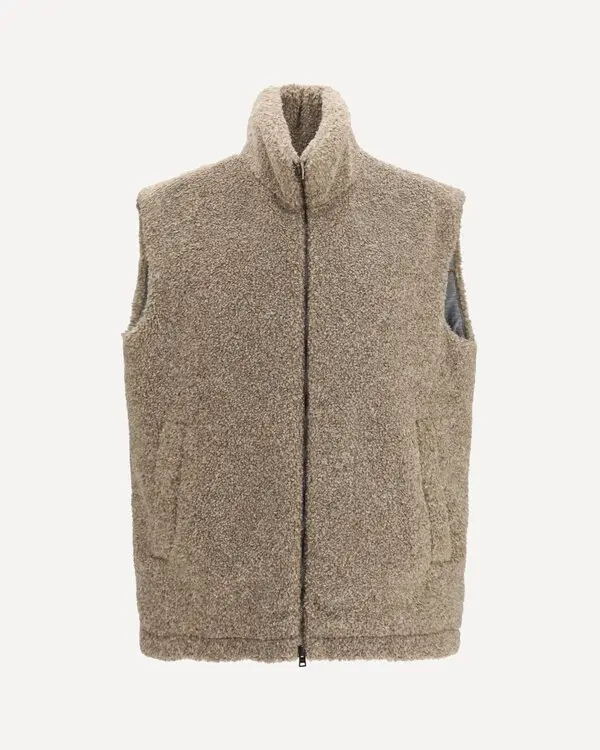 Herno Sleeveless Vest - Beige