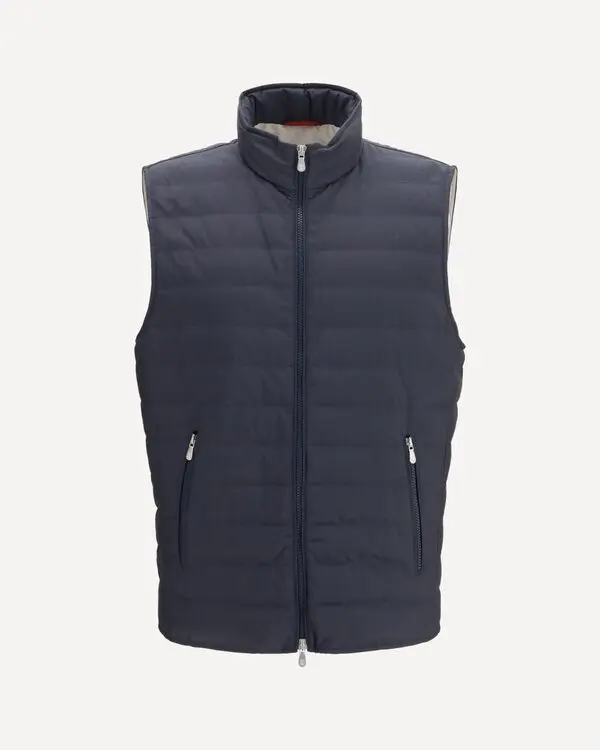 Brunello Cucinelli Sleeveless Padded Gilet Ale