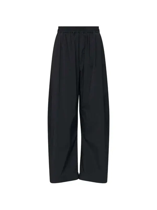 MAISON MARGIELA Drawstring Trousers With Embroidered Logo
