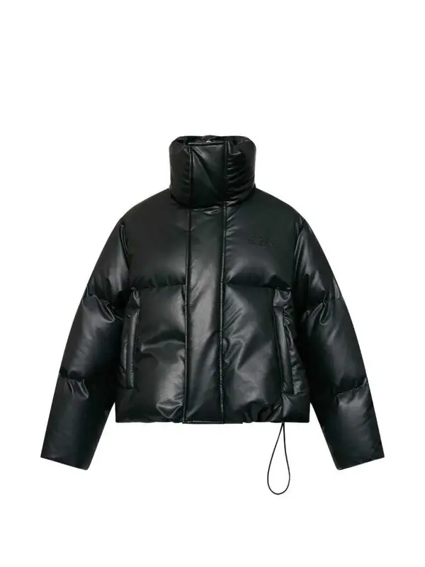 MAISON MARGIELA Padded Leather-effect Cropped Jacket