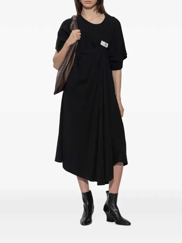 MAISON MARGIELA Cotton Dress With Appliqu