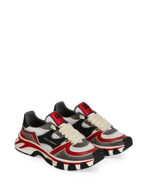 Dolce & Gabbana Mesh-detail Sneakers