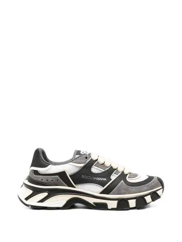 Dolce & Gabbana Paneled Mesh Detail Sneakers - Multi