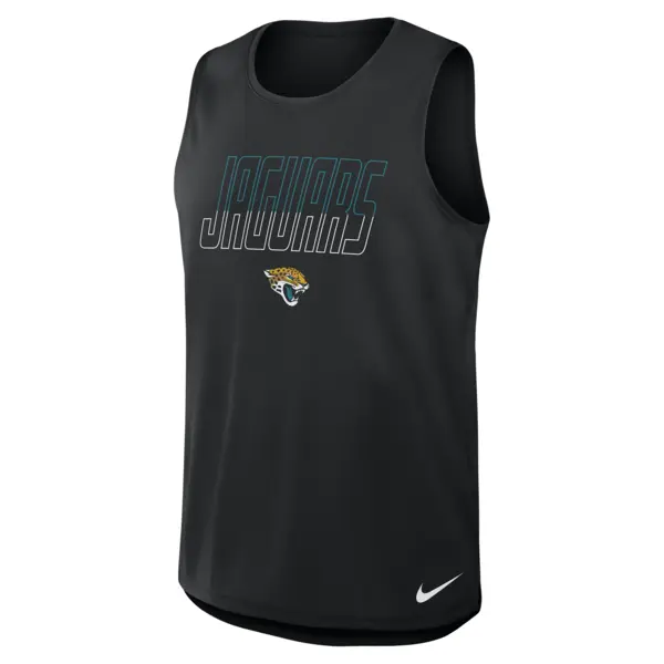 Nike Jacksonville Jaguars Dri-fit Nfl Tank Top - Black