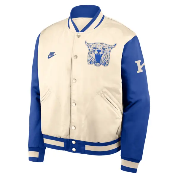 Nike Kentucky Legacy College Full-snap Bomber Jacket - Brown