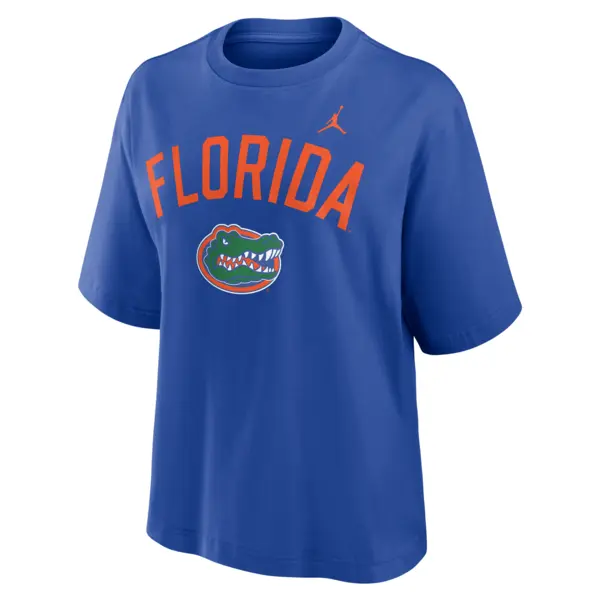 JORDAN Brand Florida Arch Over Logo T-shirt - Blue