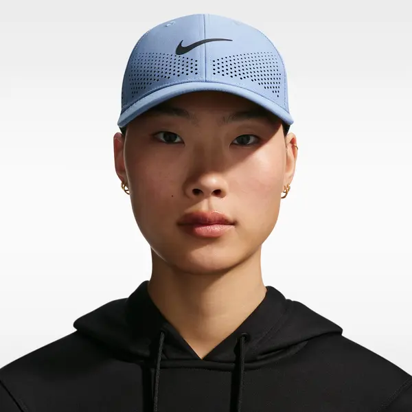 Nike Dri-fit Adv Club Structured Swoosh Cap - Blue
