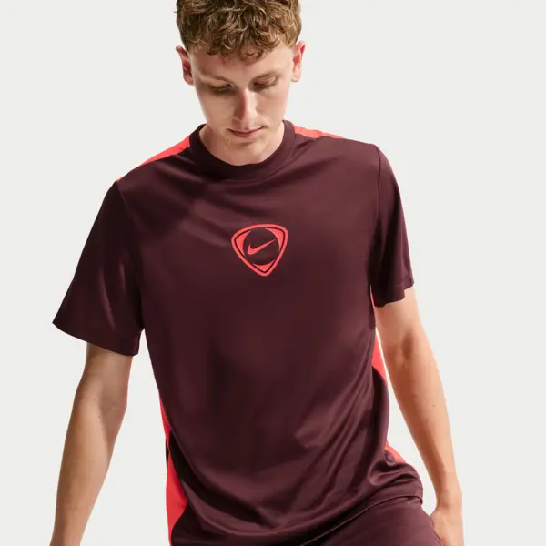 Nike Academy+ Dri-fit Short-sleeve Soccer Top - Purple