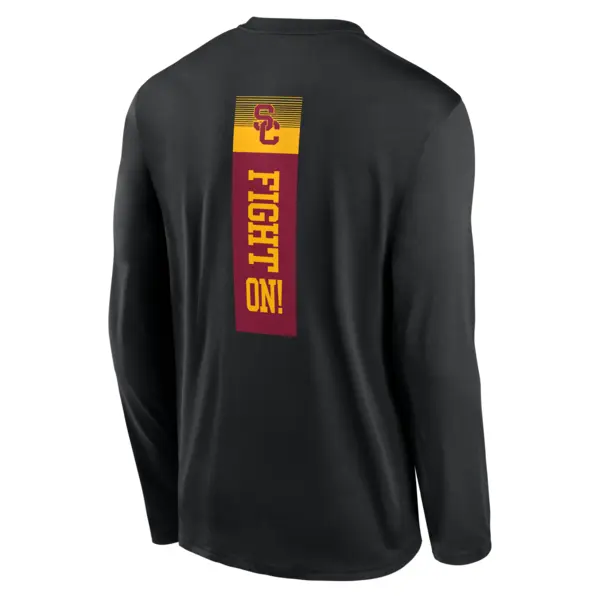 Nike Usc Primetime Stack Legend College Long-sleeve T-shirt - Black