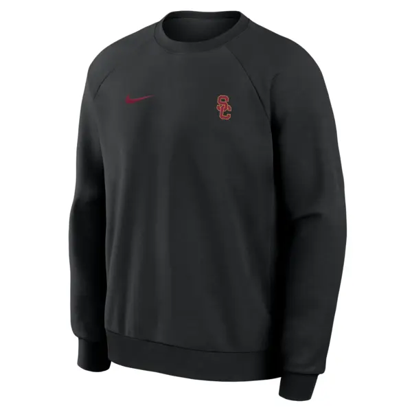 Nike Usc Premium Performance Dri-fit College Pullover Crew