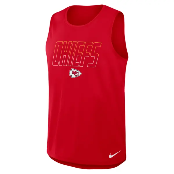 Nike Kansas City Chiefs Dri-fit Nfl Tank Top - Red