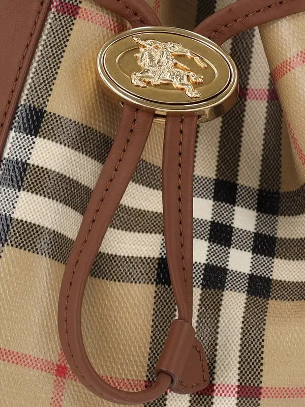 Burberry Mini Bucket Bag "check