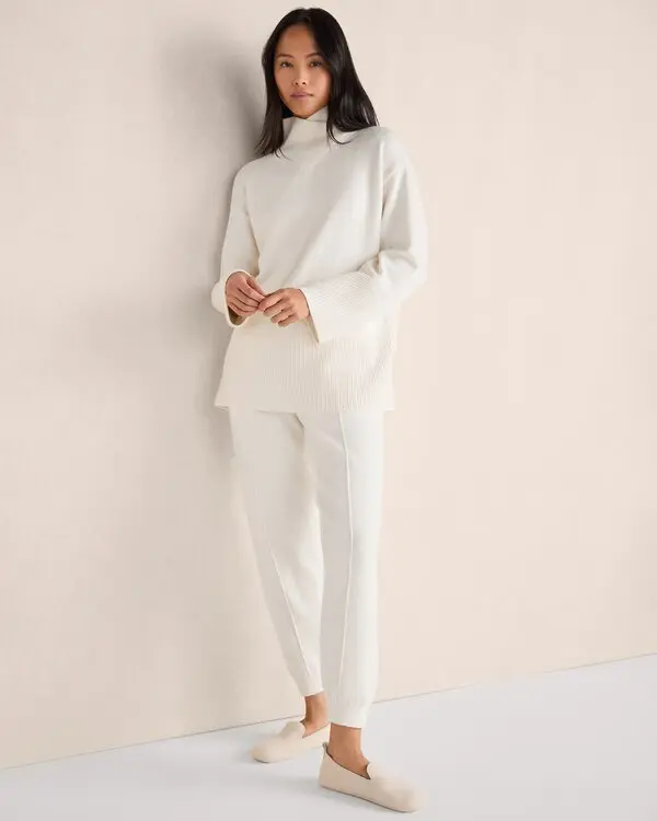 HAVEN WELL WITHIN Organic Cotton Pintuck Joggers