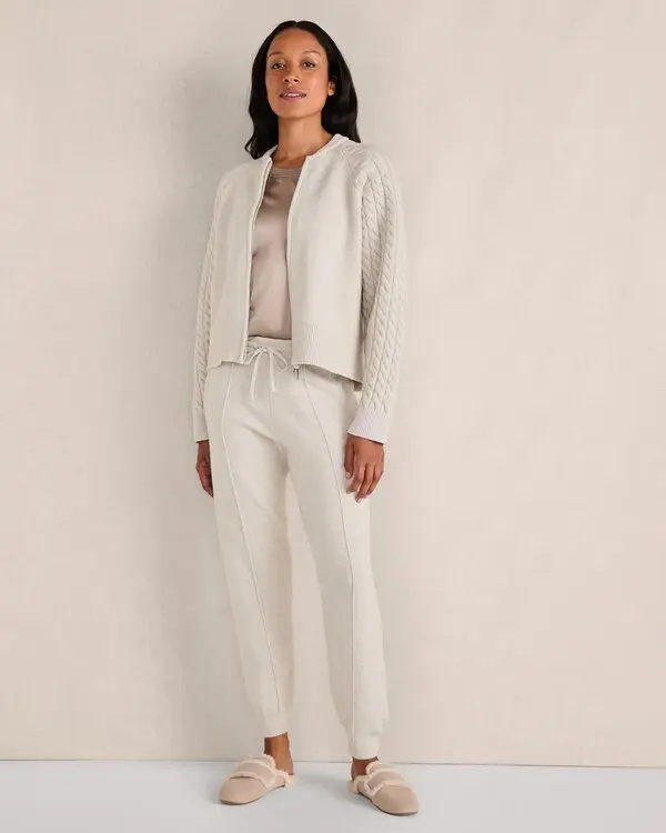 HAVEN WELL WITHIN Organic Cotton Pintuck Joggers