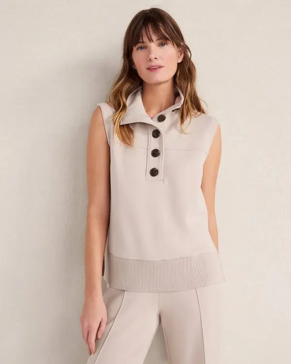 Varley Conall Button Tank Top