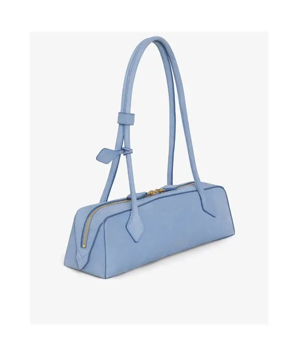 Alaïa Le Teckel Medium Shoulder Bag - Sky-blue