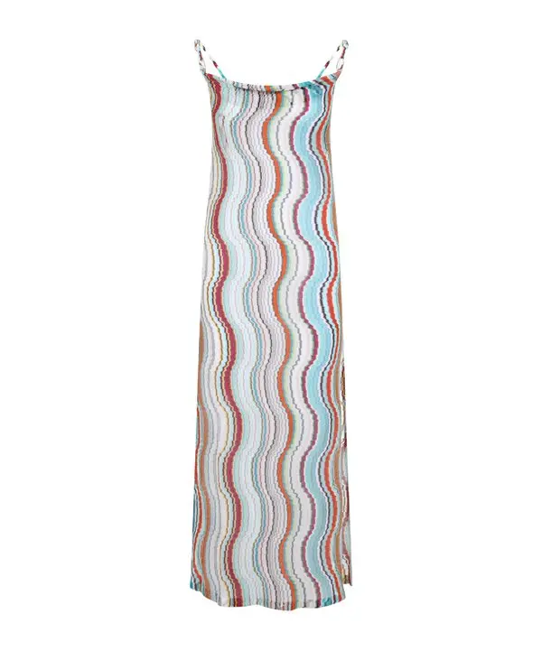 Missoni Zigzag Side Slit Maxi Dress