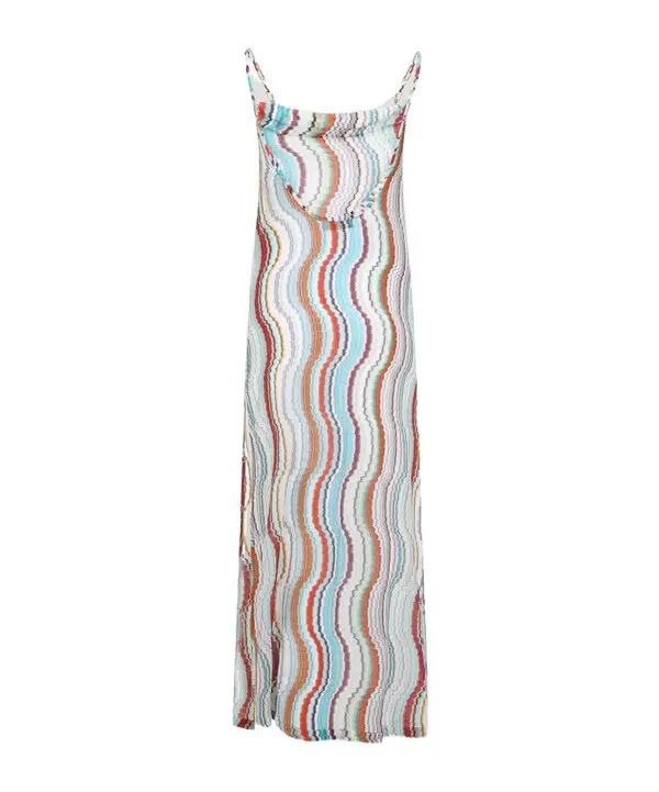 Missoni Zigzag Side Slit Maxi Dress