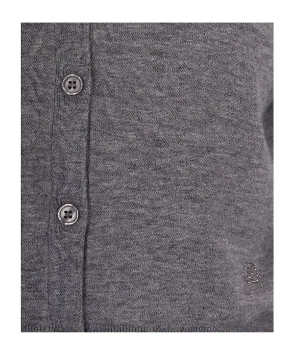 Liu Jo Ruffled Buttoned Cardigan