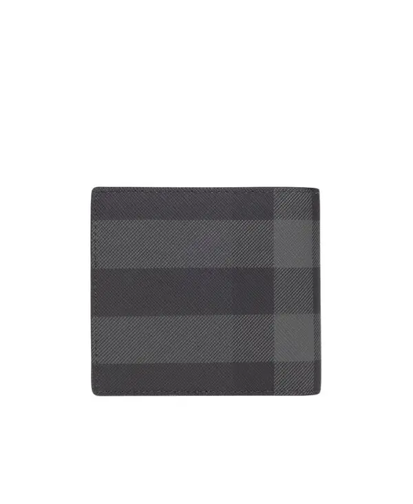 Burberry Check Pattern Bi-fold Wallet