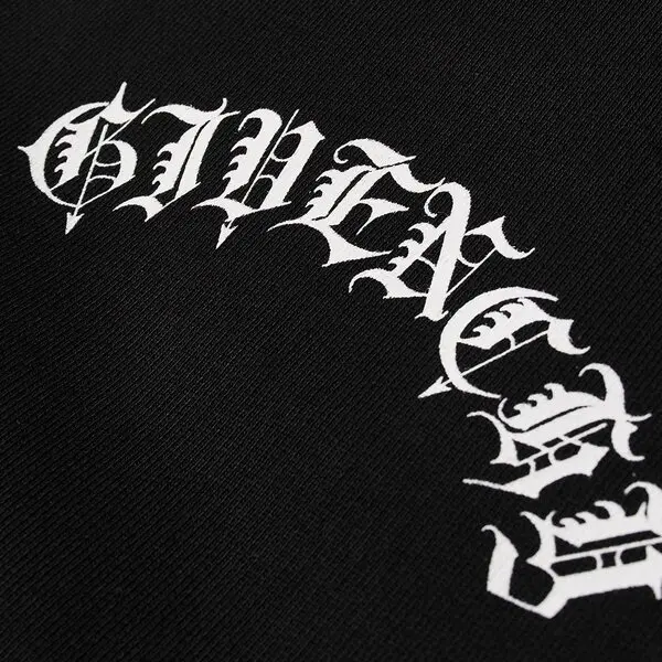 Givenchy Metallic Detailed Oversized Sweatshirt - Black