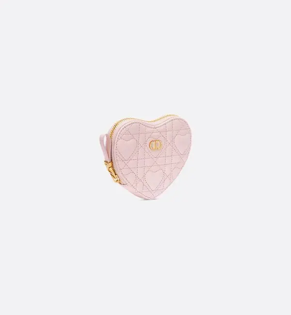 Dior Caro Heart-shaped Chain Clutch